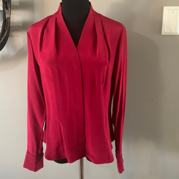 Talbots | Tops | Talbots Silk Shirt Size 8 | Poshmark